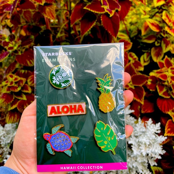 Starbucks | Other | New Starbucks Aloha Hawaii Exclusive Enamel Pins ...